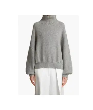 Khaite Morris Roll Neck Jumper - Granite