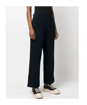 A.p.c. Pleated Cotton Wide-leg Trousers