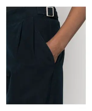 A.p.c. Pleated Cotton Wide-leg Trousers