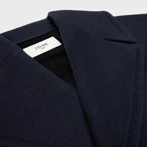 Celine Long Wool Felt Peacoat