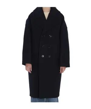 Celine Long Wool Felt Peacoat