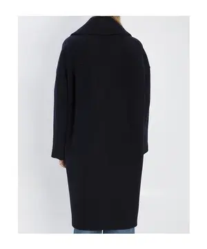 Celine Long Wool Felt Peacoat
