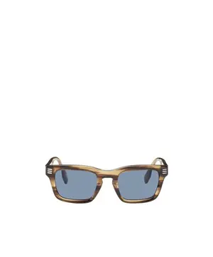 Burberry Square Frame Sunglasses - Havana Stripe