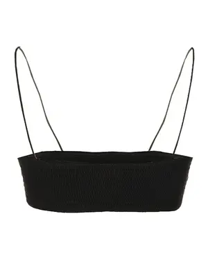 TOTEME Smocked Triangle Bikini Top