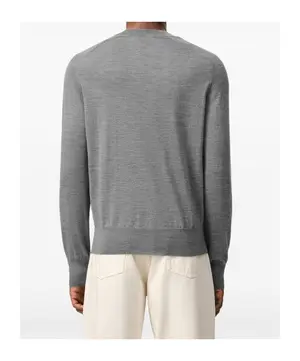 AMI Paris De Coeur Crewneck Sweater - Grey