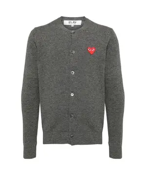 Play Comme Des Garcon Ribbed Knitwear For Men
