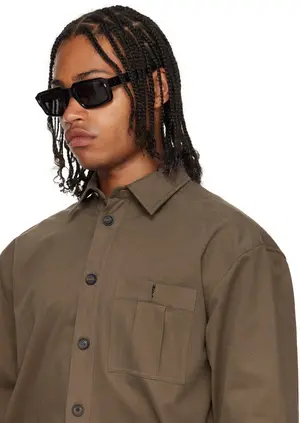 CUTLER  GROSS Cutler And Gross 9495 Rectangular Sunglasses