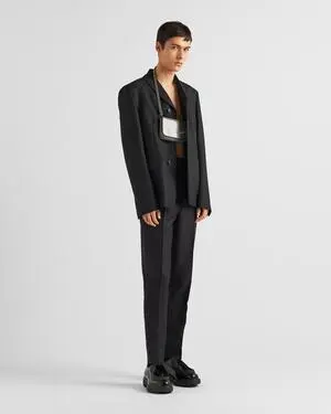 Prada Tapered-leg Trousers - Black