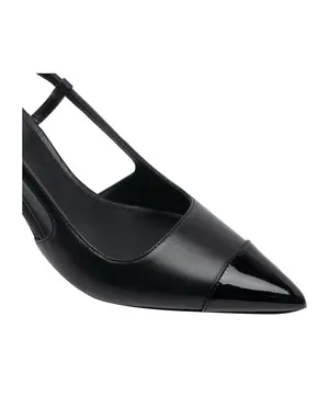 Michael Kors Alora Leather Slingback Pumps