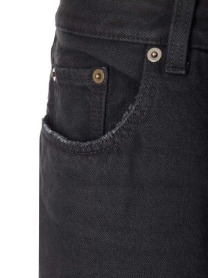Saint Laurent Buttoned Straight Leg Jeans