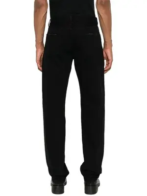 Saint Laurent Buttoned Straight Leg Jeans