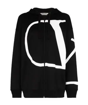 Valentino Garavani Vlogo Full Zip Hoodie