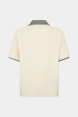 Dsquared2 Checked Panel Polo Shirt