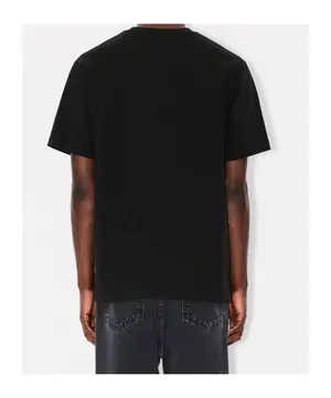 Kenzo Happy Tiger' Embroidered T-shirt In Cotton