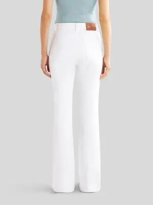 Etro Button Detailed Straight Leg Jeans