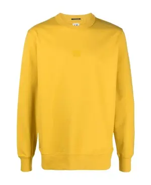 C.P. COMPANY Logo-print Stretch-cotton Sweatshirt