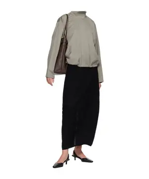 ST. AGNI Bomber Jacket With Drawstring Hem
