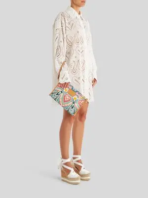 Etro Mandala Print Cotton Nécessaire