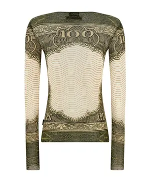 JEAN PAUL GAULTIER Long-sleeved Printed T-shirt