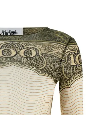 JEAN PAUL GAULTIER Long-sleeved Printed T-shirt