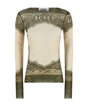 JEAN PAUL GAULTIER Long-sleeved Printed T-shirt - Multicolor