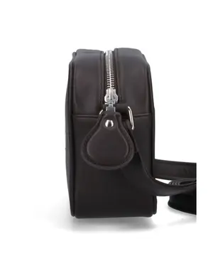 COURREGES Redition Leather Camera Bag - Black
