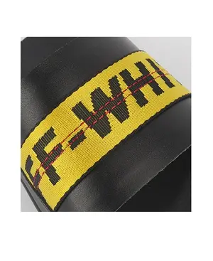 Off-White Logo Flip Flops