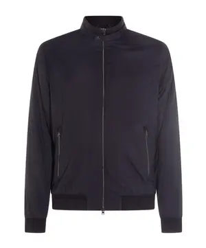 Herno Ecoage Zip-up Bomber Jacket - Black