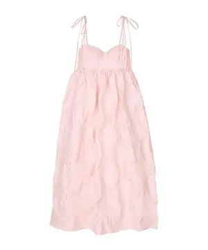 Cecilie Bahnsen Sleeveless Midi Dress - Pink