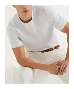 Brunello Cucinelli Crewneck Short-sleeved T-shirt