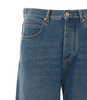 Bottega Veneta Wide Leg Turned-up Jeans