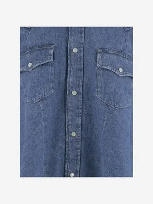 Polo Ralph Lauren Long-sleeved Denim Shirt - Blue