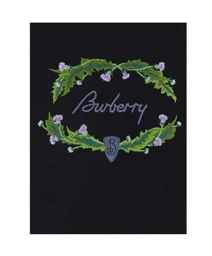 Burberry Logo Embroidered Crewneck Sweatshirt