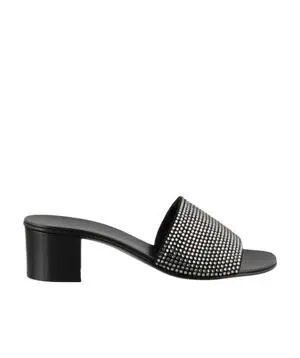 GIUSEPPE ZANOTTI Embellished Block Heel Mules