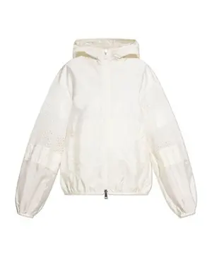 Moncler Zelkova Hooded Jacket - White