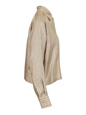 Max Mara Brama Striped Button-up Shirt