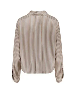 Max Mara Brama Striped Button-up Shirt