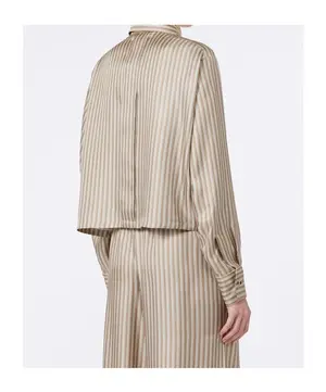 Max Mara Brama Striped Button-up Shirt