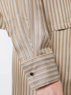 Max Mara Printed Silk Cropped Shirt