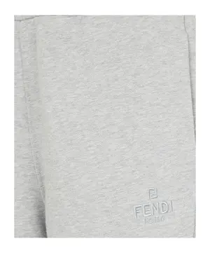 Fendi Logo Embroidered Track Trousers