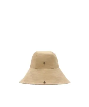 Burberry Check Brim Gabardine Bucket Hat