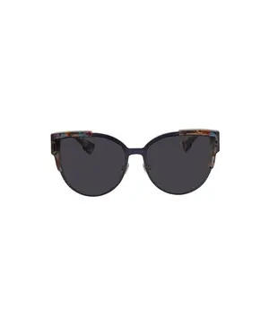 Dior Logo Detail Sunglasses - Black