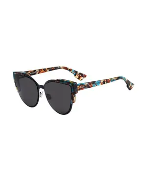 Dior Logo Detail Sunglasses - Black