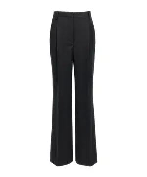 Dries Van Noten Pleated Wide-leg Trousers - Black
