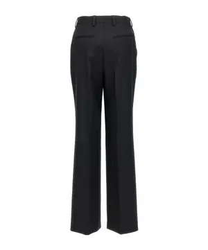 Dries Van Noten Pleated Wide-leg Trousers - Black