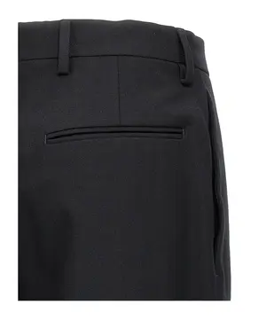 Dries Van Noten Pleated Wide-leg Trousers - Black