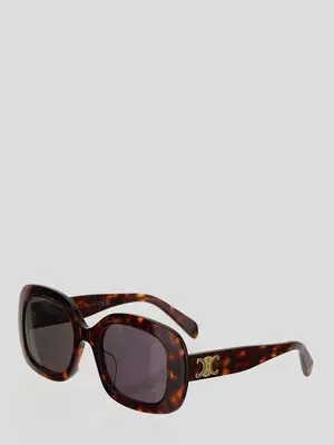 Celine Triomphe 10 Acetate Sunglasses - Black