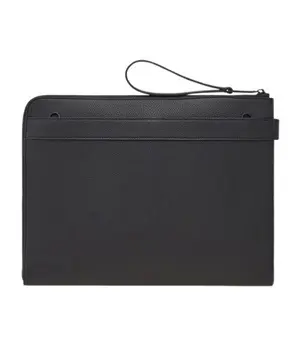 FERRAGAMO Gancini Buckled Zip-up Clutch Bag