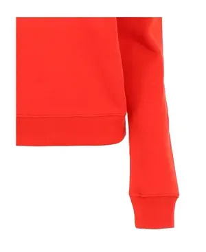 MSGM Logo Detail Sweatshirt - Red