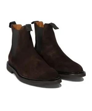COMMON PROJECTS Round Toe Chelsea Boots - Brown